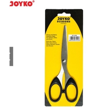 Jual Gunting Tanggung Joyko SC-838 / Scissors Medium SC 838 / Gunting Kertas Sedang SC838 ...