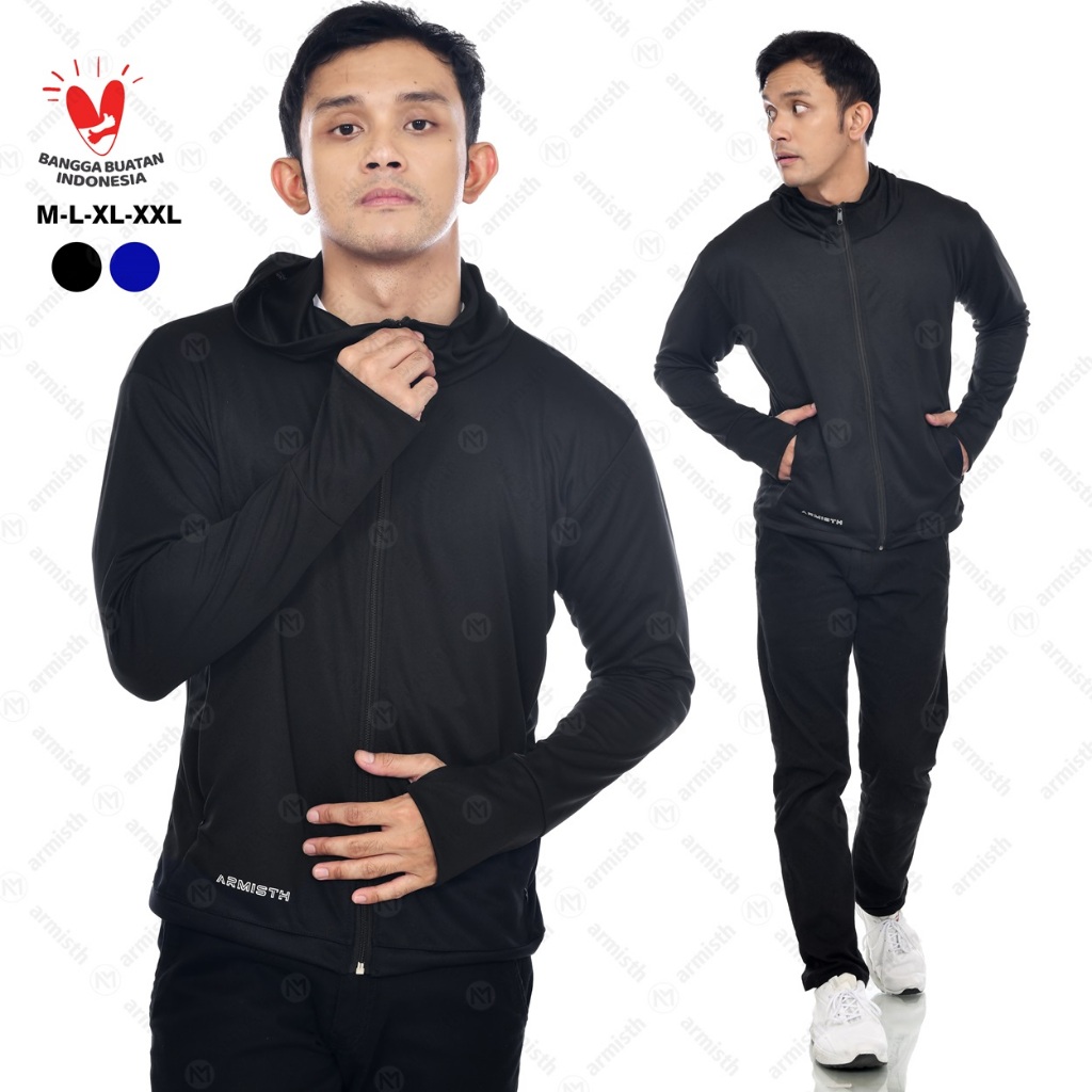 Jual Armisth - Jaket Olahraga Pria Dryfit Premium Gustin Jacket Gym dan ...