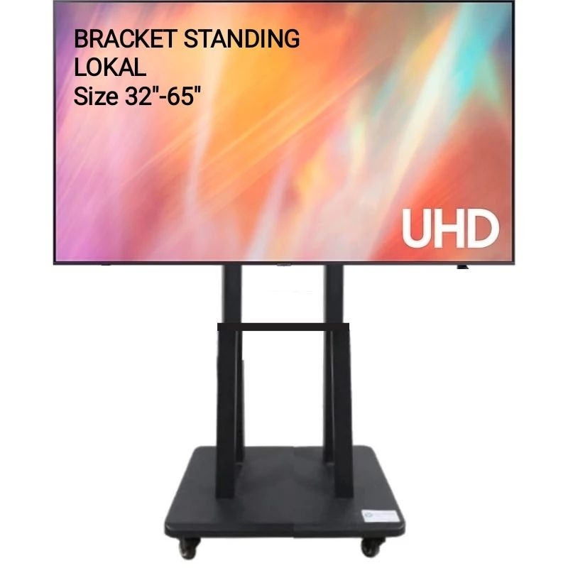 Jual BRACKET TV STANDING ADA RODA 24 32 40 42 43 45 49 50 55 60 65 INCH ...