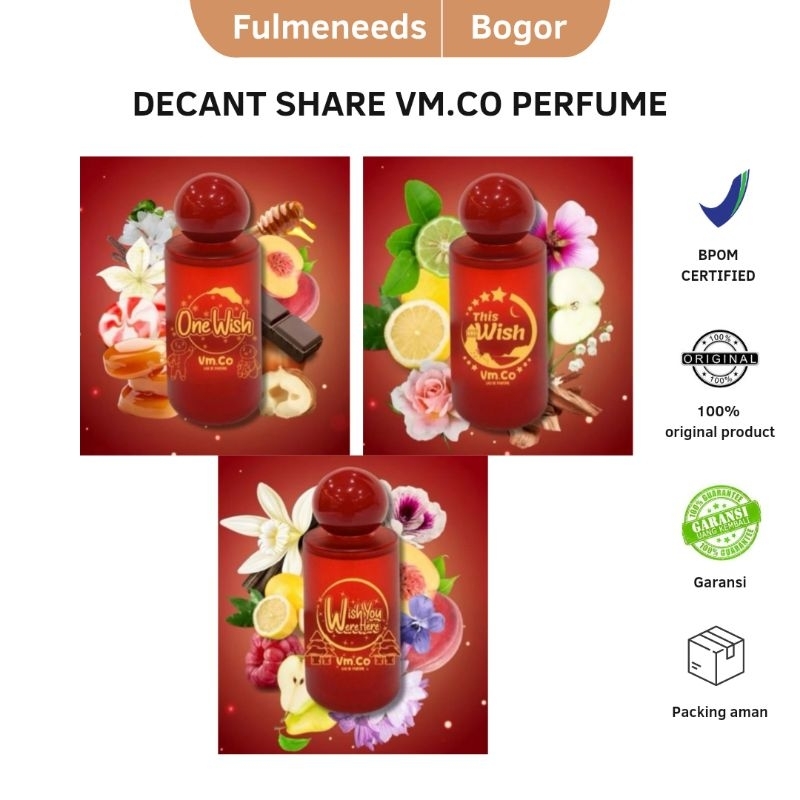 Jual [Decant Share] VmCo Parfume by Vilmei - One Wish | This Wish | W.Y ...