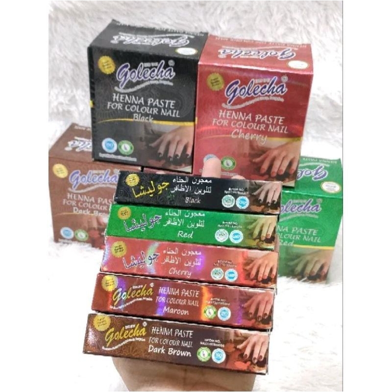Jual Golecha Henna Kuku/ Golecha nail tube henna paste , Golecha BPOM ...