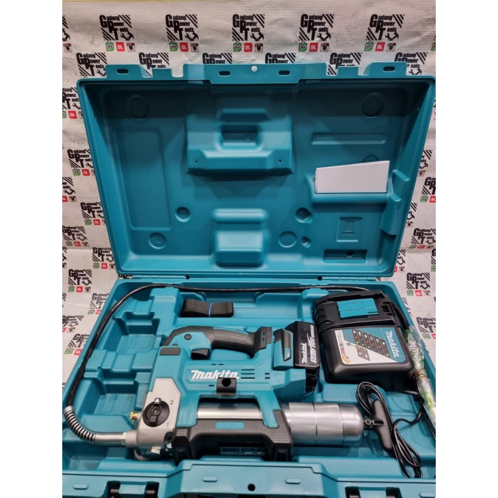 Jual Mesin Grease Gun Pompa Gemuk Cordless Baterai 18V Makita DGP180RT ...
