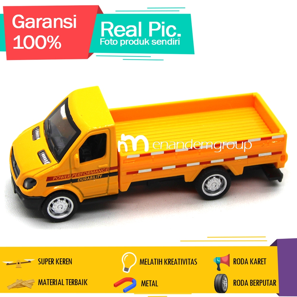 Jual Diecast Mainan Mobil Miniatur Truk Bak Terbuka Carry Pick Up ...