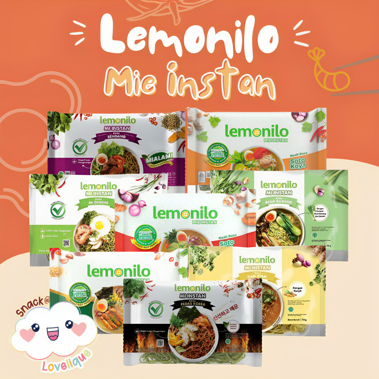 Jual Lemonilo Mi Instan - Mie Instant - All Variant ( Goreng / Ayam ...