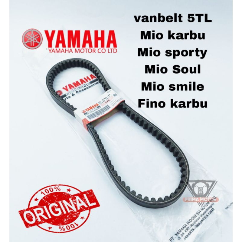Jual vanbelt yamaha 5TL only Mio smile, Mio sporty,Mio karbu, Mio soul, Fino karbu | Shopee ...