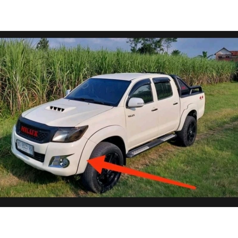 Jual Sambungan Over Fender Toyota Hilux Vigo Bagian Bumper tahun 2012 ...