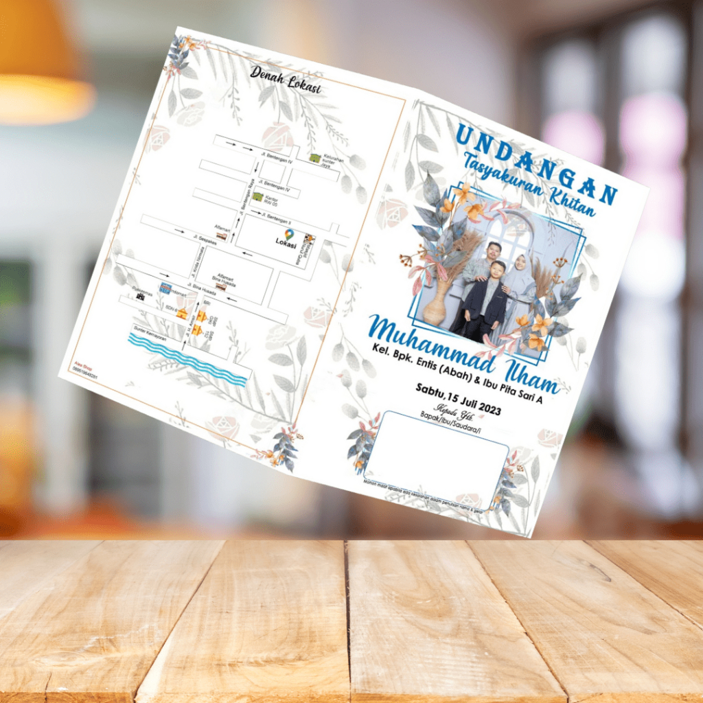Jual Undangan Sunat/khitanan terbaru 1 harga murah proses cepat dan ...