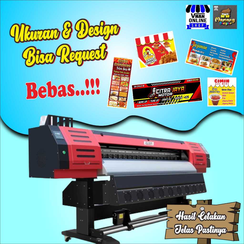 Jual Cetak Spanduk, Banner, Mmt, Sesuai Request, Bisa Request Gambar ...