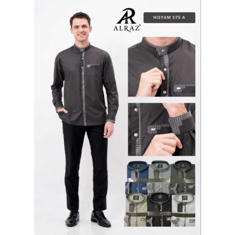 Jual Al Raz Kode : Hisyam575A 100% Original Viral Baju Koko Kekinian ...