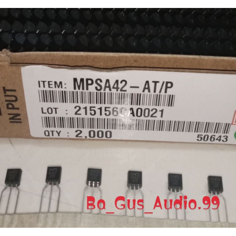 Jual Transistor MPSA 42 Original KEC Roll | Shopee Indonesia