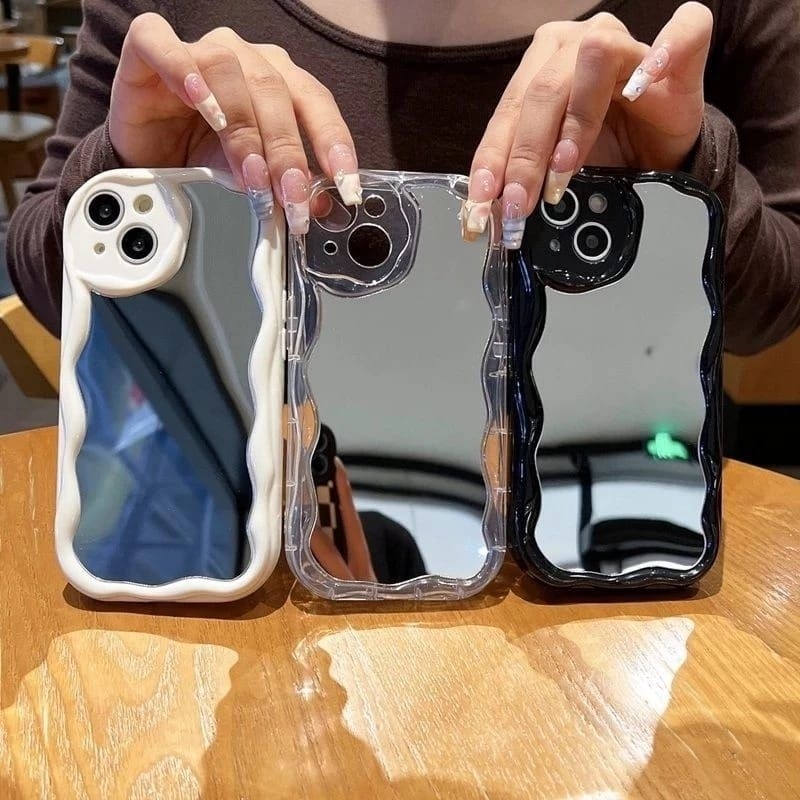 Jual Case Wave Mirror Oppo A3 A3x A60 A79 A18 A38 A58 A78 4g 5g A77s