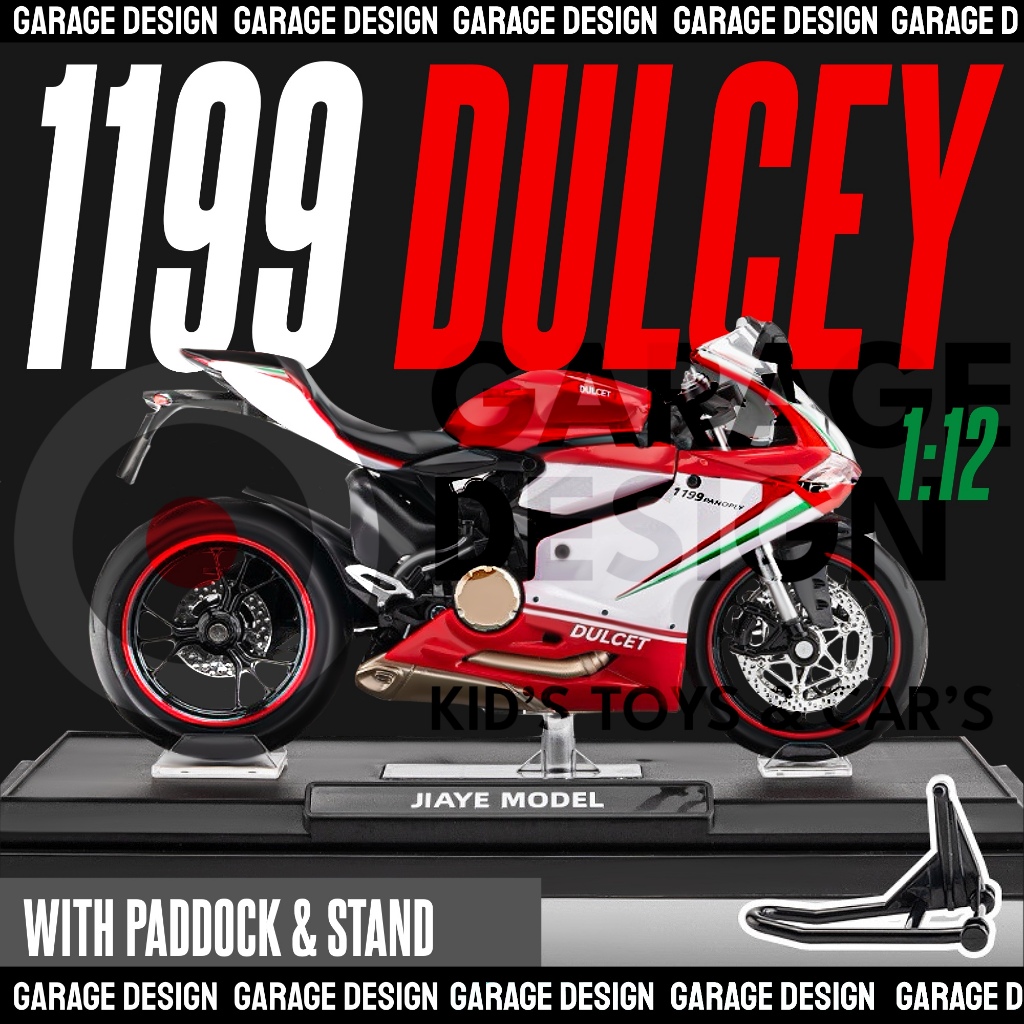 Jual Diecast 1:12 Ducati 1199 Panigale - Kawasaki Ninja H2R Motor Bike - Motor Miniatur Skala 1: ...