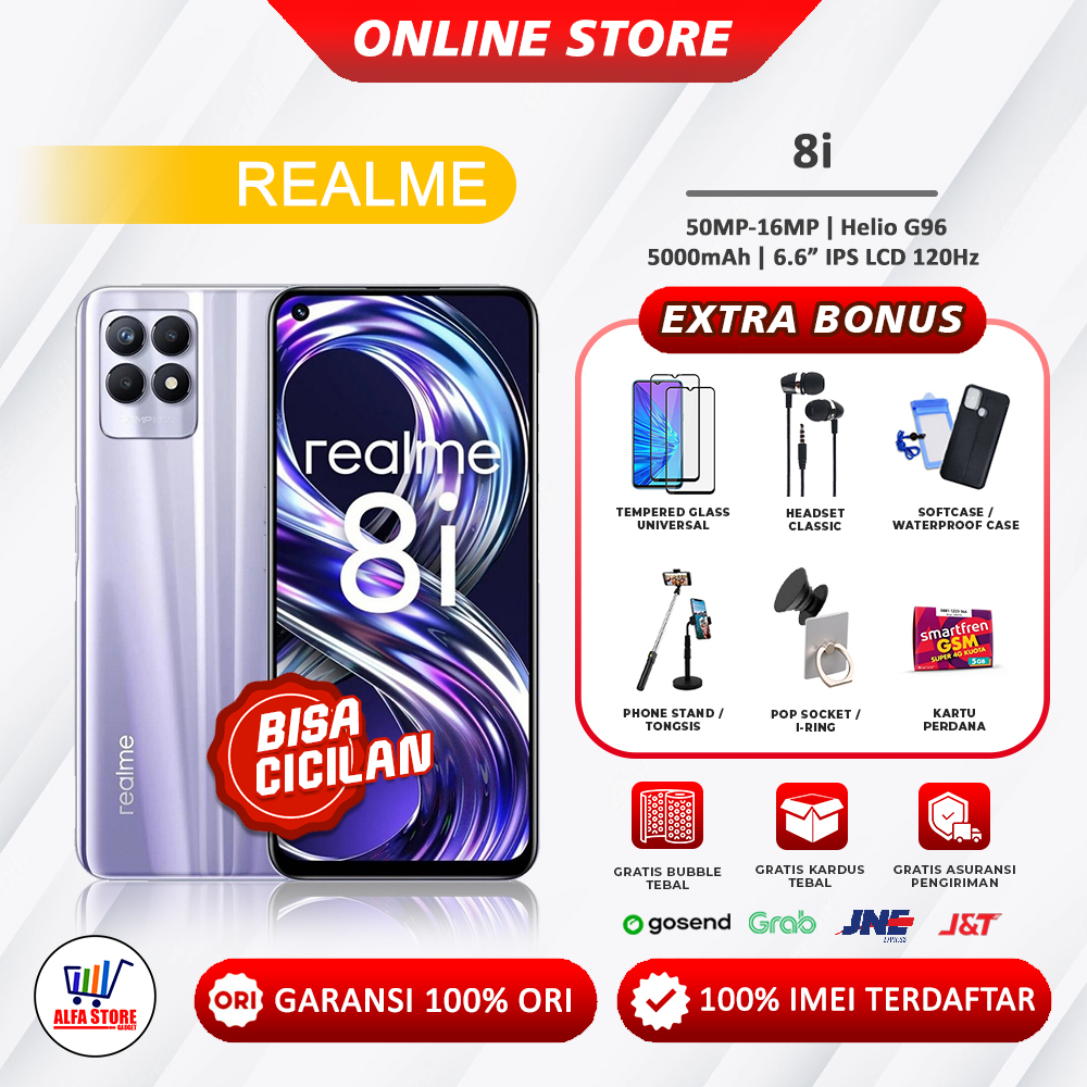 Jual [Flashsale]REALME 8i Ram 6GB/128GB realme 9i ram 6/128GB Garansi ...