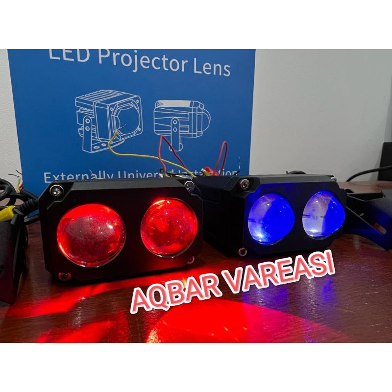 Jual MT 27DEMON EYES[ LAMPU SOROT MINI LASER MT27 ESERIES 2MATA 9-6V ...