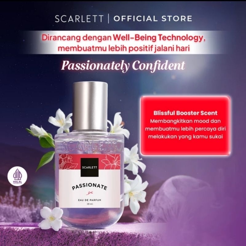 Jual SCARLETT EAU DE PARFUM PASSIONATE 30ML | Shopee Indonesia