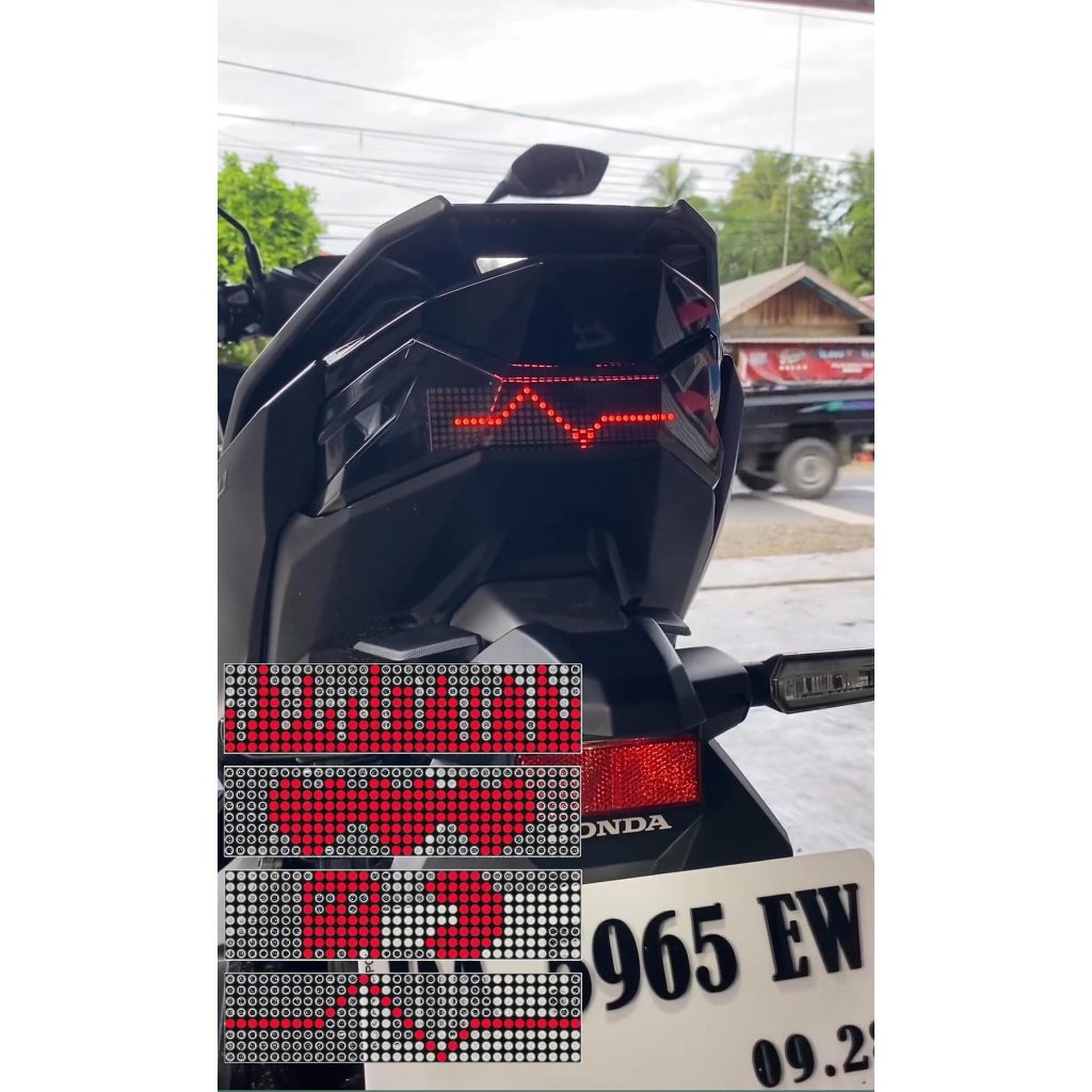 Jual SLY STOPLAMP RUNNING TEXT HONDA VARIO 160 MODE 20 OTOMATIS SETTING ...
