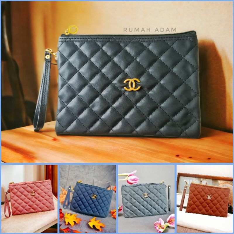 Jual (PAKE FURING)HAND BAG BORDIR CANTIK-TAS TANGAN-POUCH-TOP HANDLE ...