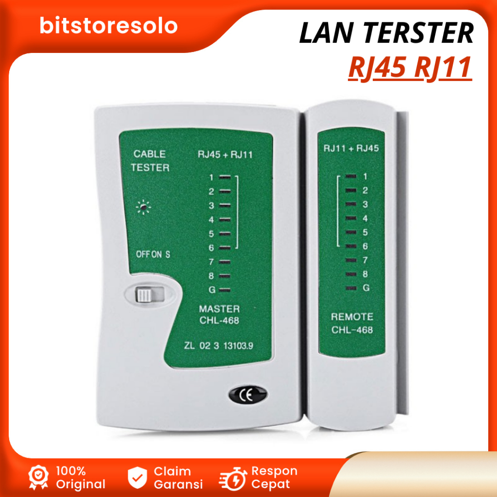 Jual Lan Tester Alat Penguji Kabel LAN RJ45 RJ11 | Shopee Indonesia