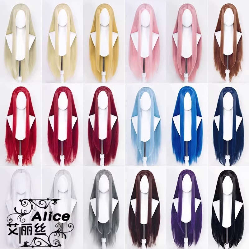 Jual WIG COSPLAY YWAILISI / ALICE BASE 100CM LURUS BELAH TENGAH TANPA ...