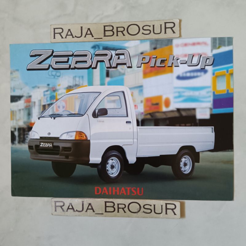 Jual Poster brosur katalog flyer jadul lawas Daihatsu Zebra PIckUp Pick ...