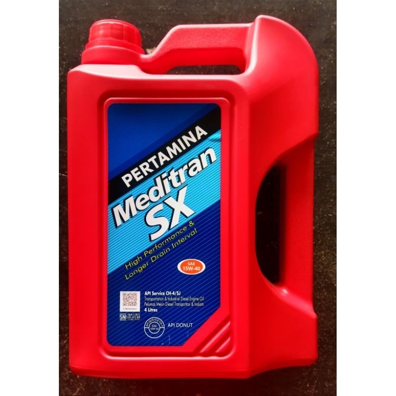 Jual Oli Meditran SX Galon 4 Liter. Original Pertamina | Shopee Indonesia