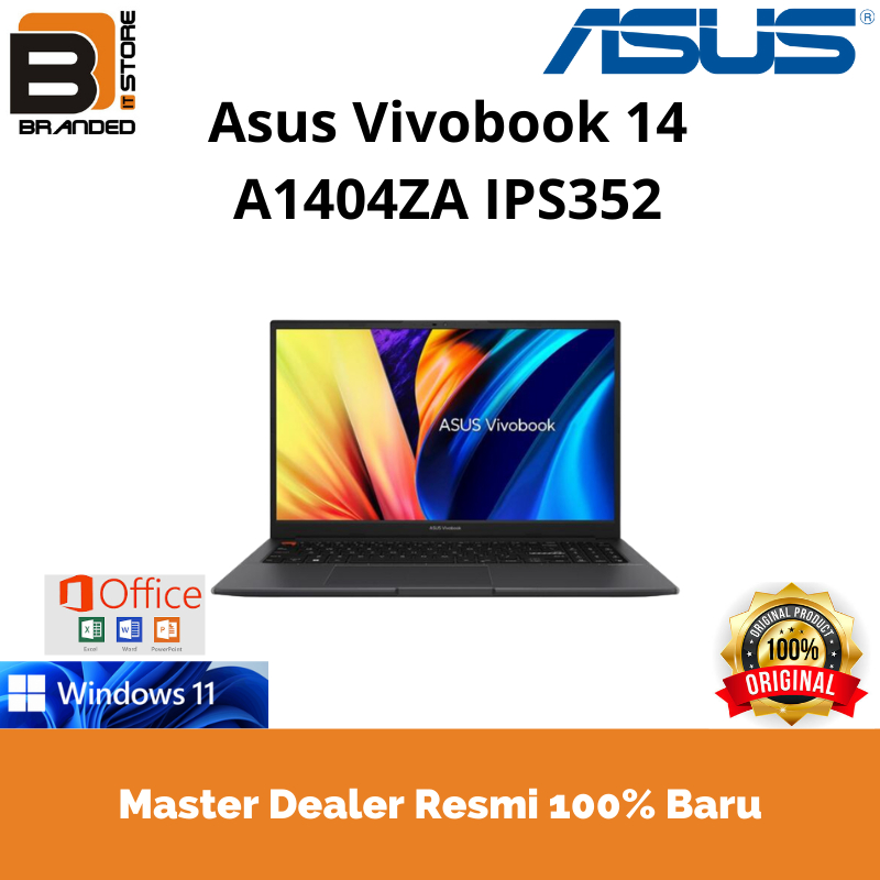 Jual Asus Vivobook 14 A1404ZA IPS352 IPS351 Core i3-1215U/8GB/512GB SSD ...