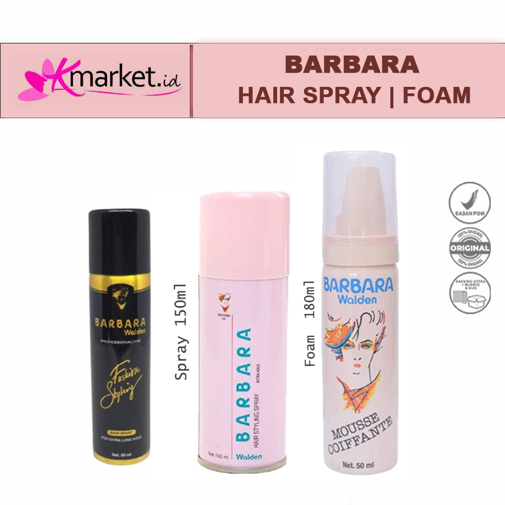 Jual BARBARA HAIR FOAM, MOUSSE & SPRAY - Styling Rambut | Shopee Indonesia