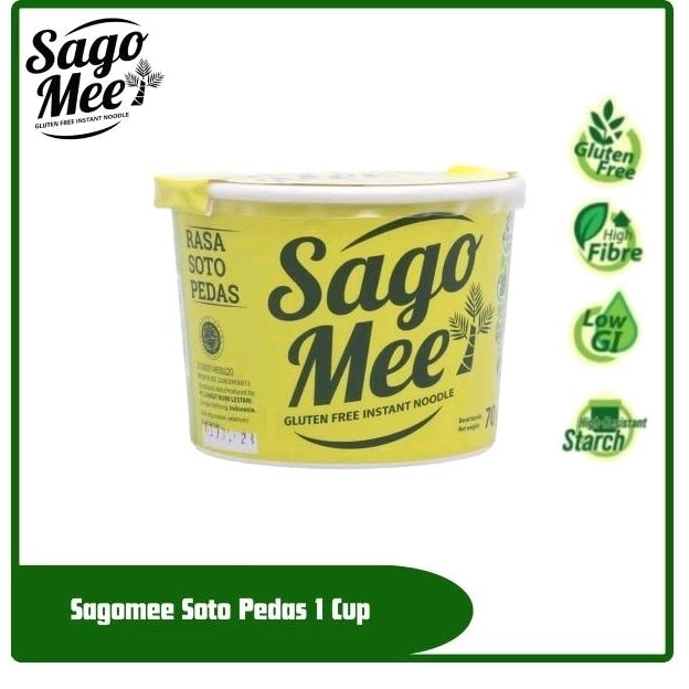 Jual SAGO MEE CUP SOTO PEDAS MIE INSTAN SAGOMEE ENAK SEHAT GLUTEN FREE ...