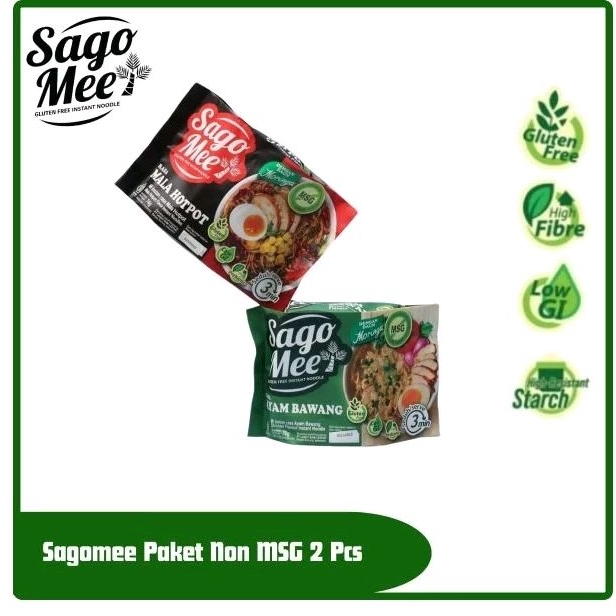 Jual PAKET DUO SAGO MEE NON MSG AYAM BAWANG & MALA HOTPOT MIE INSTAN ...