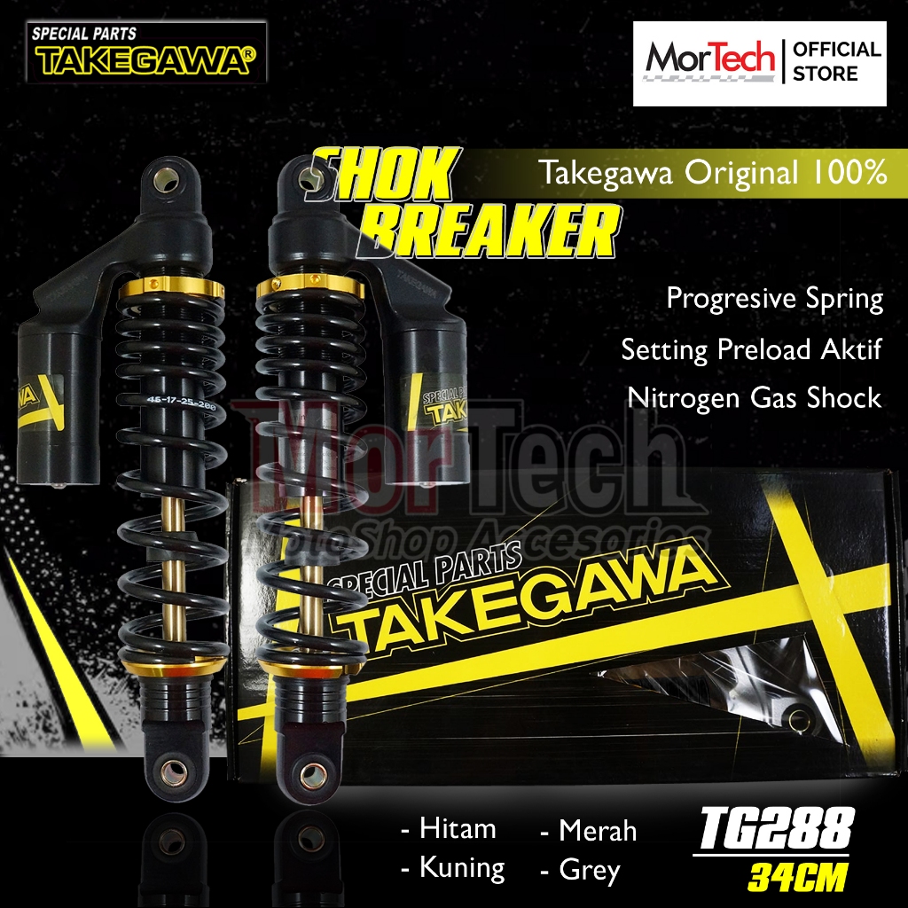 Jual Shock Shokbreaker Tabung Takegawa TG288 Motor W175 Supra X 125 ...