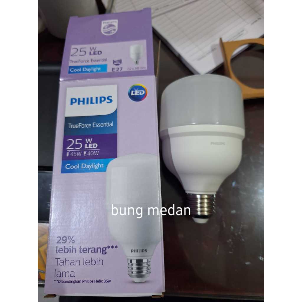 Jual Lampu LED Philips 25W 25WATT 25 WATT PUTIH TFORCE BULB TRUEFORCE ESS | Shopee Indonesia