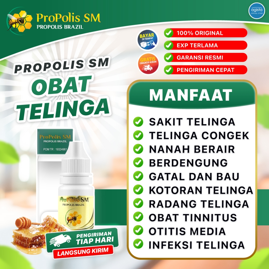Jual Obat Radang Telinga Otitis Infeksi Dalam Congek Berair Bernanah ...