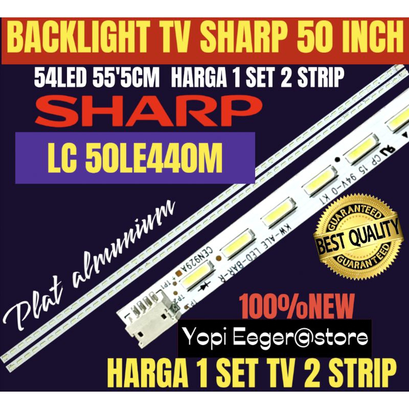 Jual BACKLIGHT TV LCD LED SHARP 50 INCH LC50LE440M BACKLIGHT TV SHARP 50 INCH | Shopee Indonesia
