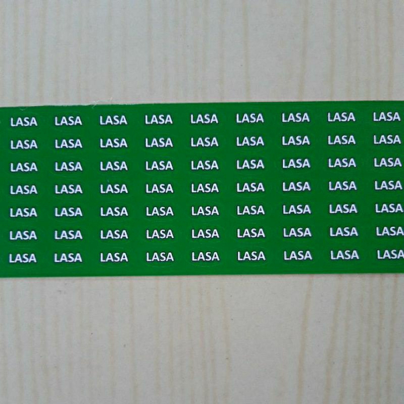 Jual Stiker Label Lasa Hijau Oval | Shopee Indonesia