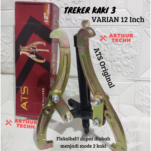 Jual Tracker Traker Treker Kaki 3 ATS 12" Inch inci inchi | 3 Jaw ...
