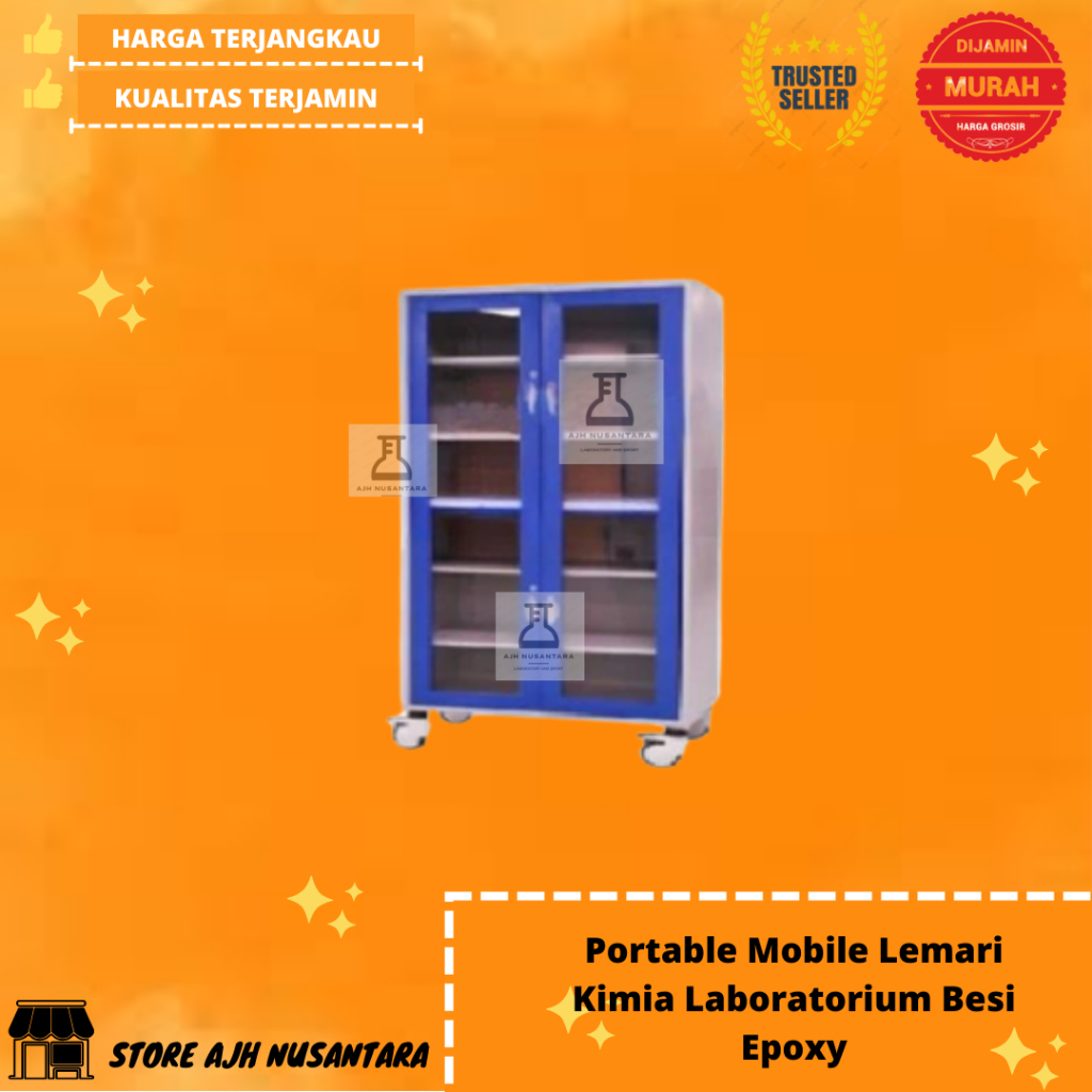 Jual Portable Mobile Lemari Kimia Laboratorium Besi Epoxy | Shopee ...