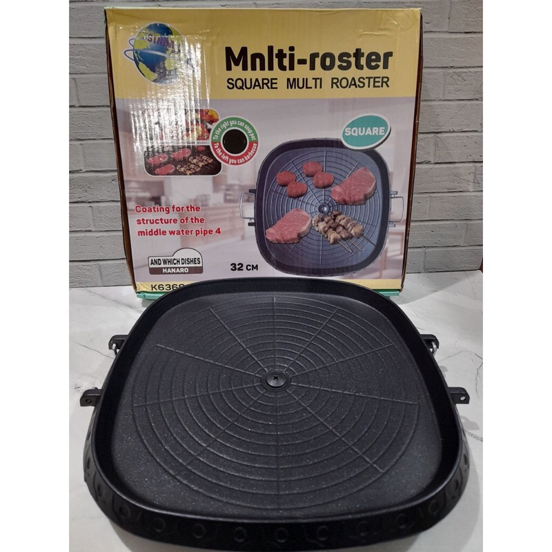 Jual Grill pan Square grillpan bulgogi panggang/ Hanaro Square Multi ...