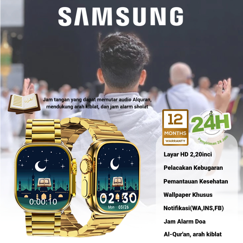 Jual Samsung Watch M9 Series smartwatch M9 Ultra Max jam tangan 24k ...