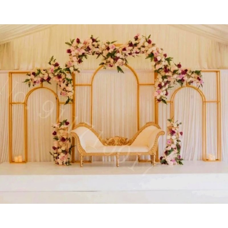 Jual PAKET 3 pcs RANGKA BACKDROP BESI DEKORASI | Shopee Indonesia