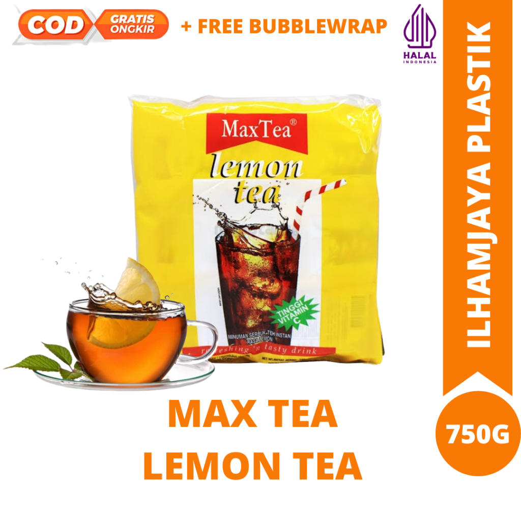 Jual Lemon tea max tea 25gr ( 1pak = 30sachet ) / maxtea lemon tea | Shopee Indonesia