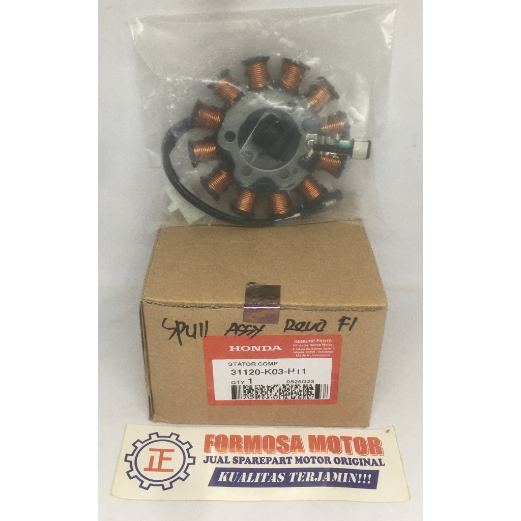 Jual SPULL STATOR ASSY REVO FI INJEKSI 31120-K03-H11 HONDA AHM ORIGINAL | Shopee Indonesia