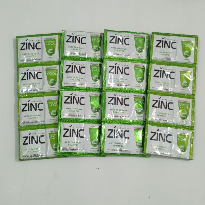 Jual Sampo ZINK hijau ( renteng ) anti dandruff | Shopee Indonesia