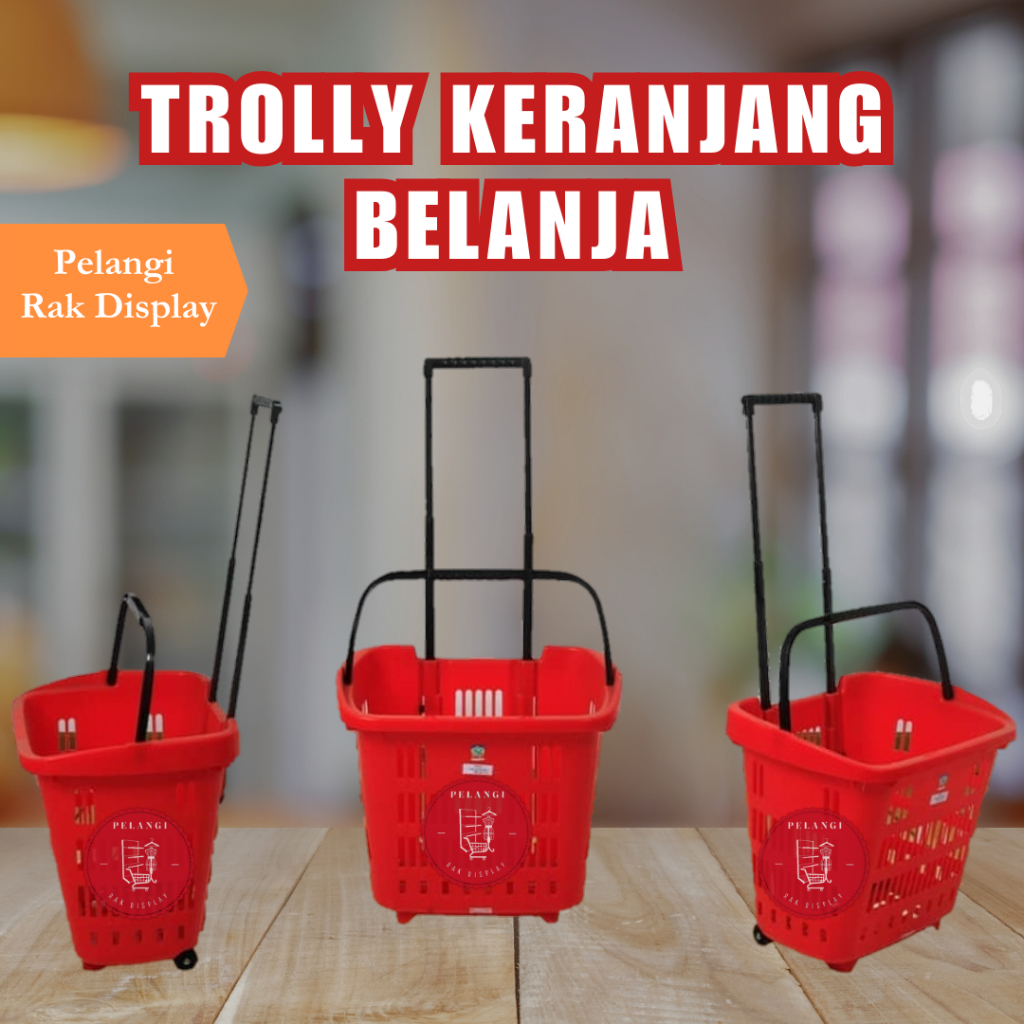 Jual TROLI KERANJANG BELANJA / Keranjang Supermarket / Keranjang Belanja / Trolley Supermarket ...