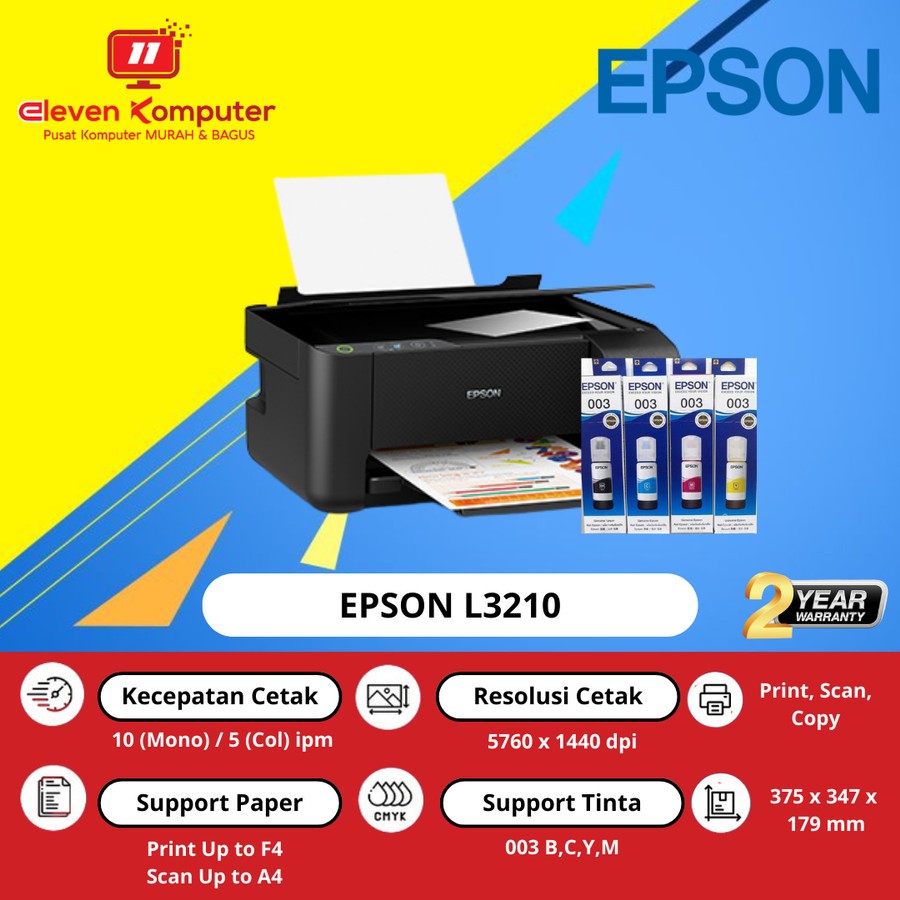 Jual Printer Epson L3250 Wifi All In One Ink Tank Printer Pengganti ...