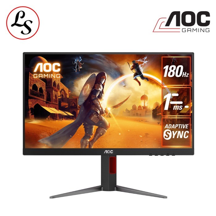 Jual AOC MONITOR 24G4 24" IPS 1080p FHD 180Hz HDMI DP HDR10 Ergo Stand ...