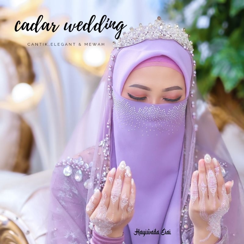 Jual Cadar akad nikah\Cadar SWAROVSKY ceruty babydoll premium\Cadar ...