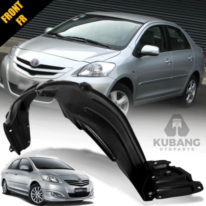 Jual Vios 2007 - 2012 Inner Liner Fender Plastik Spatbor Depan Toyota ...