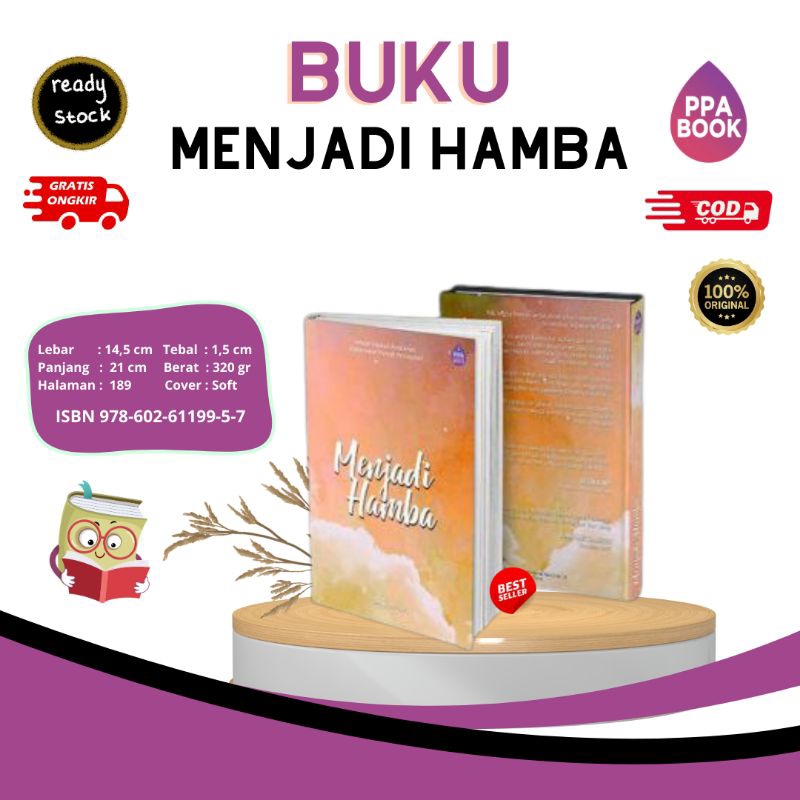 Jual buku menjadi hamba original ppa book by sonny abi kim buku islami | Shopee Indonesia