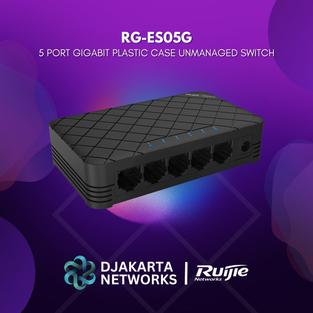 Jual RUIJIE REYEE ES05G 5*PORT GIGABIT UNMAMAGED SWITCH | Shopee Indonesia