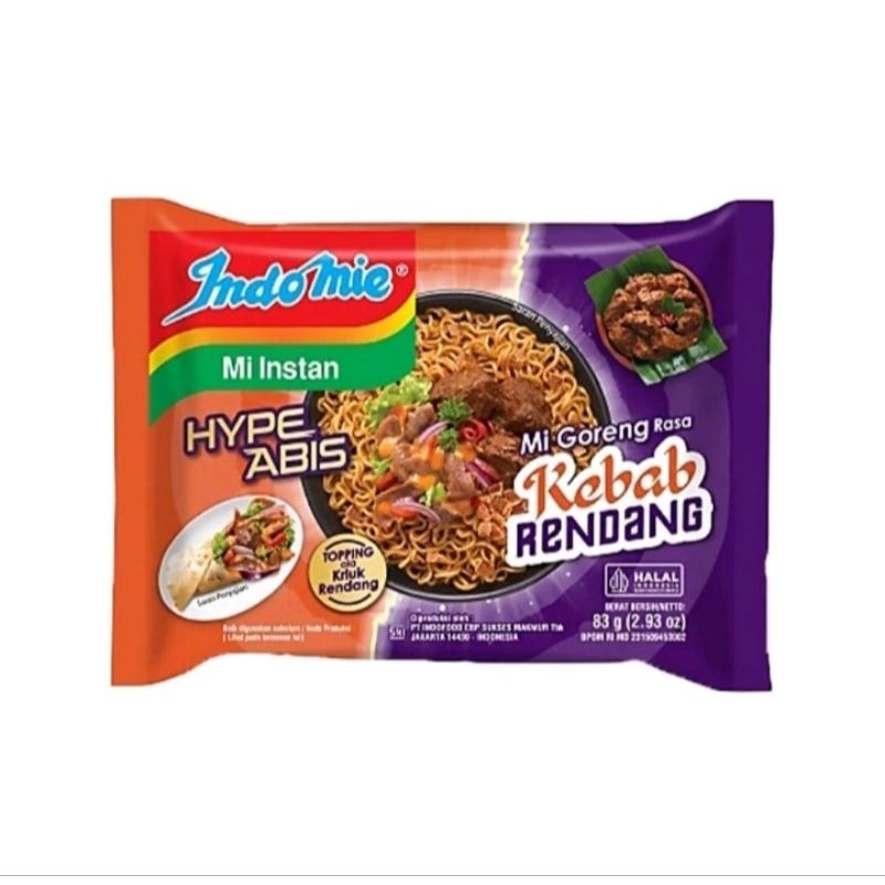 Jual Indomie goreng dan kuah all varian, aceh,cabe ijo,kebab rendang ...